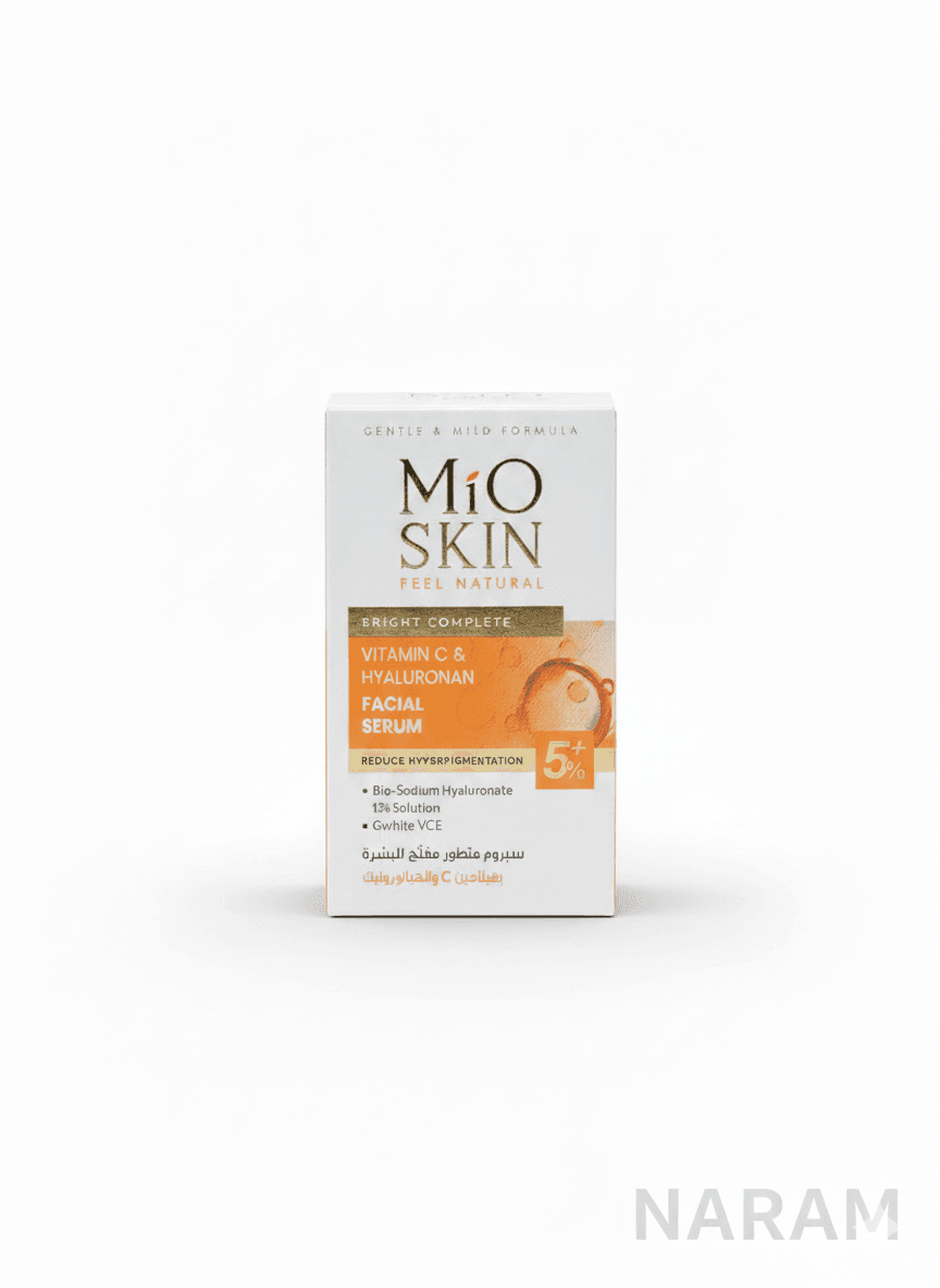 سيروم الوجه بفيتامين C وحمض الهيالورونيك من ميو سكين MIO SKIN Vitamin C ...